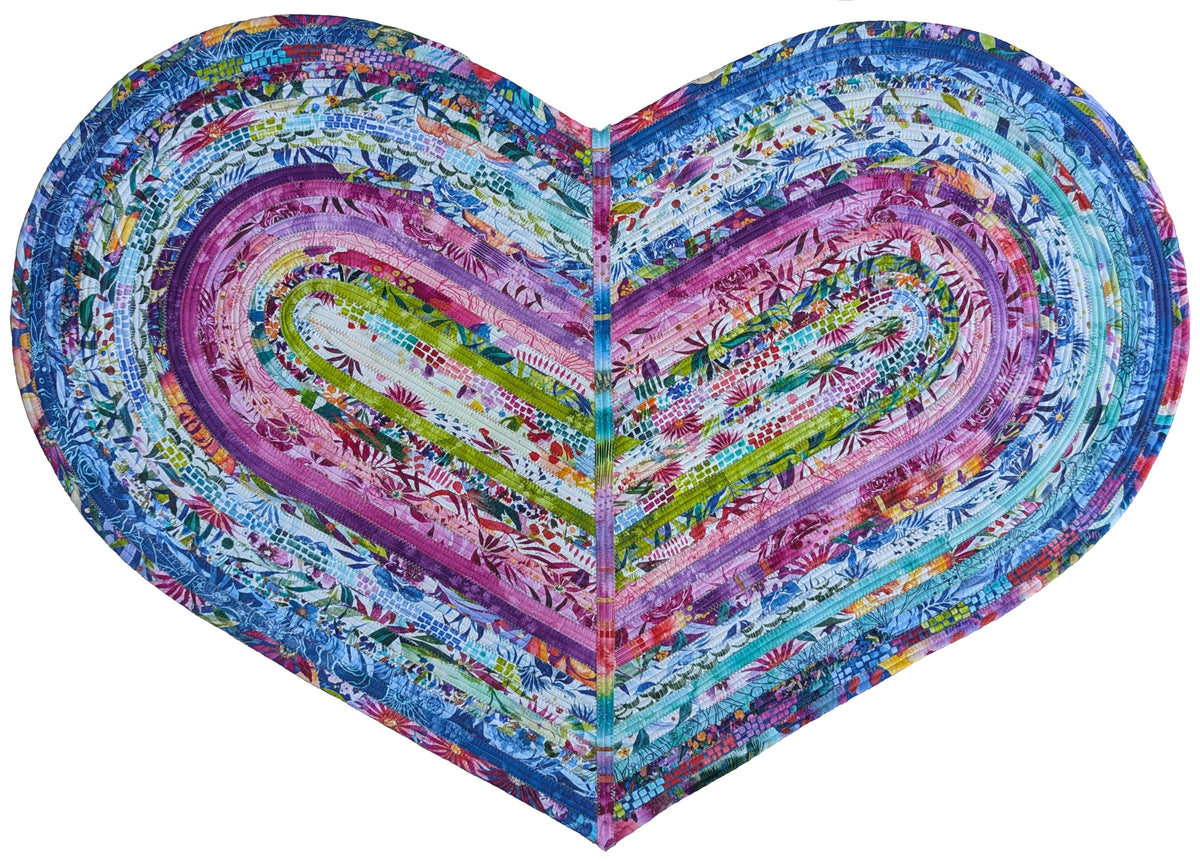 Jelly-Roll Love Rug (PDF pattern) – RJ Designs / RomaQuilts
