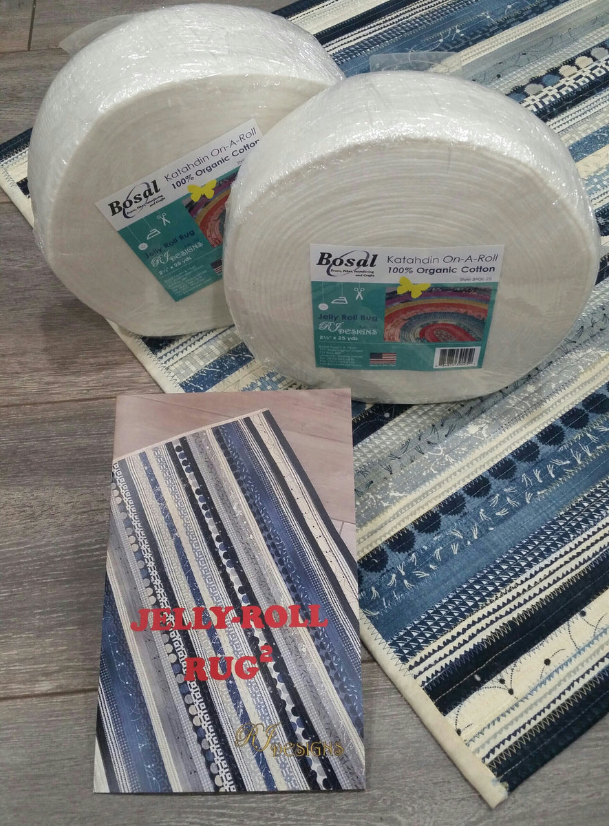 KIT: Jelly Roll Rug2 (pattern, batting) – RJ Designs / RomaQuilts